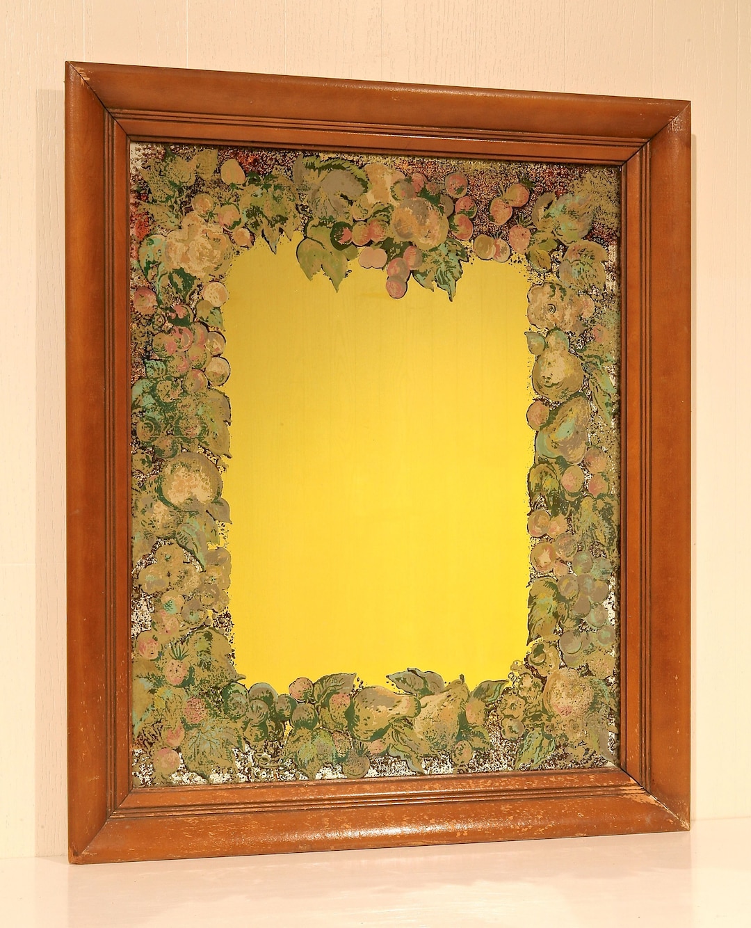 ANTIQUE FLORAL MIRROR by Margo Alexander - Etsy