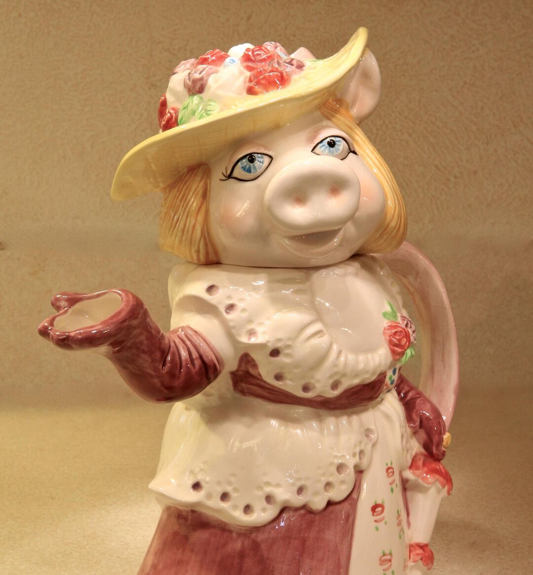 MISS PIGGY Ceramic Pitcher - Etsy