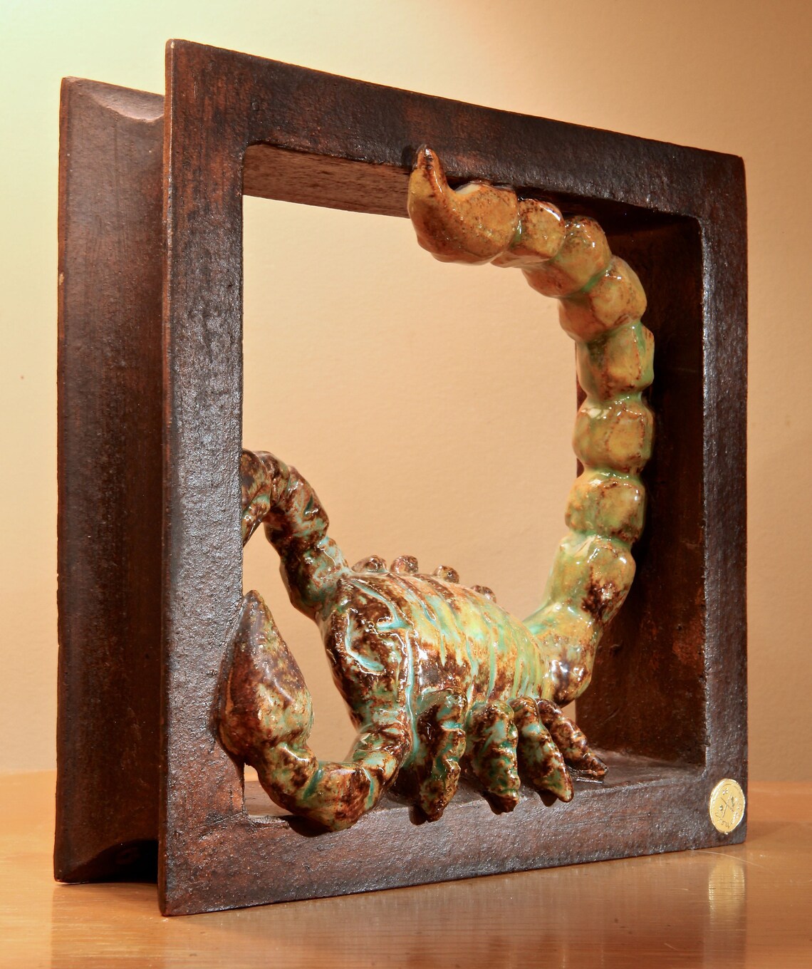 SCORPIO Ceramic Zodiac by Jihokera Bechyně | Etsy
