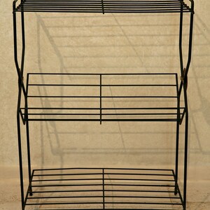 VINTAGE Metal Storage Rack - Etsy