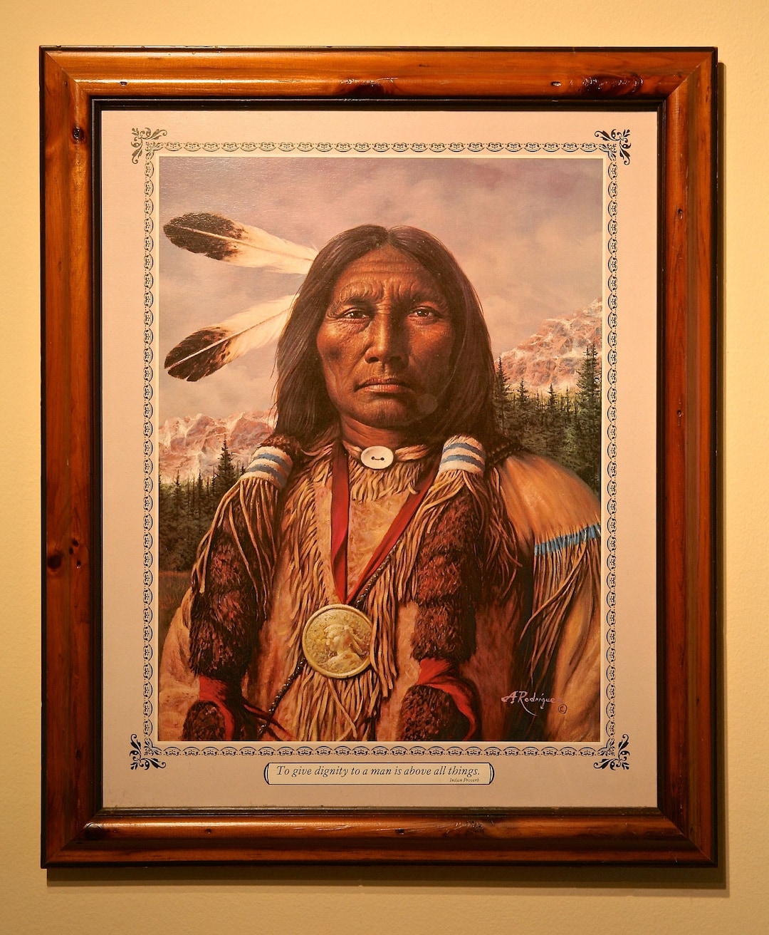 NATIVE AMERICAN Two Feathers by Alfredo Rodriguez - Etsy