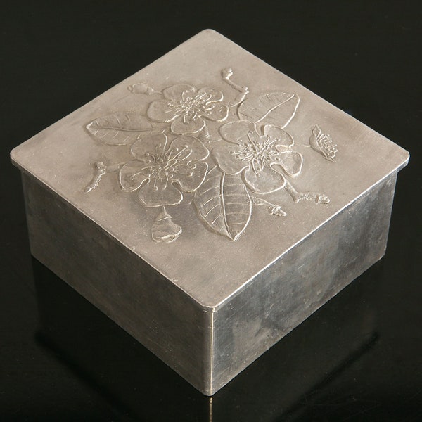 Pewter Jewelry Box - Etsy