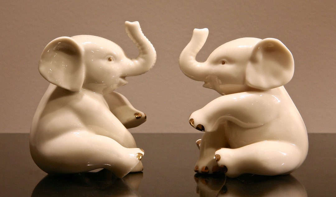 LENOX HANDPAINTED ELEPHANTS - Etsy
