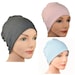 3 Cancer Hats - Chemo Cap, Cancer Beanie, Sleep, Organic Bamboo, Dark ...