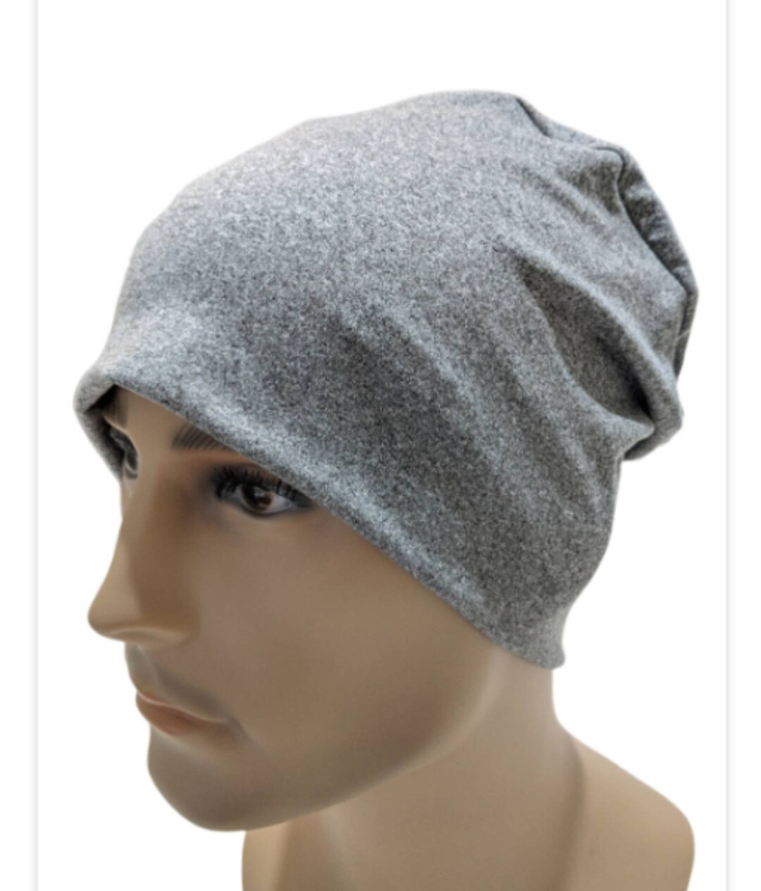Warmer Version of Men's Chemotherapy Organic Bamboo Cap, Hat, Beanie in ...