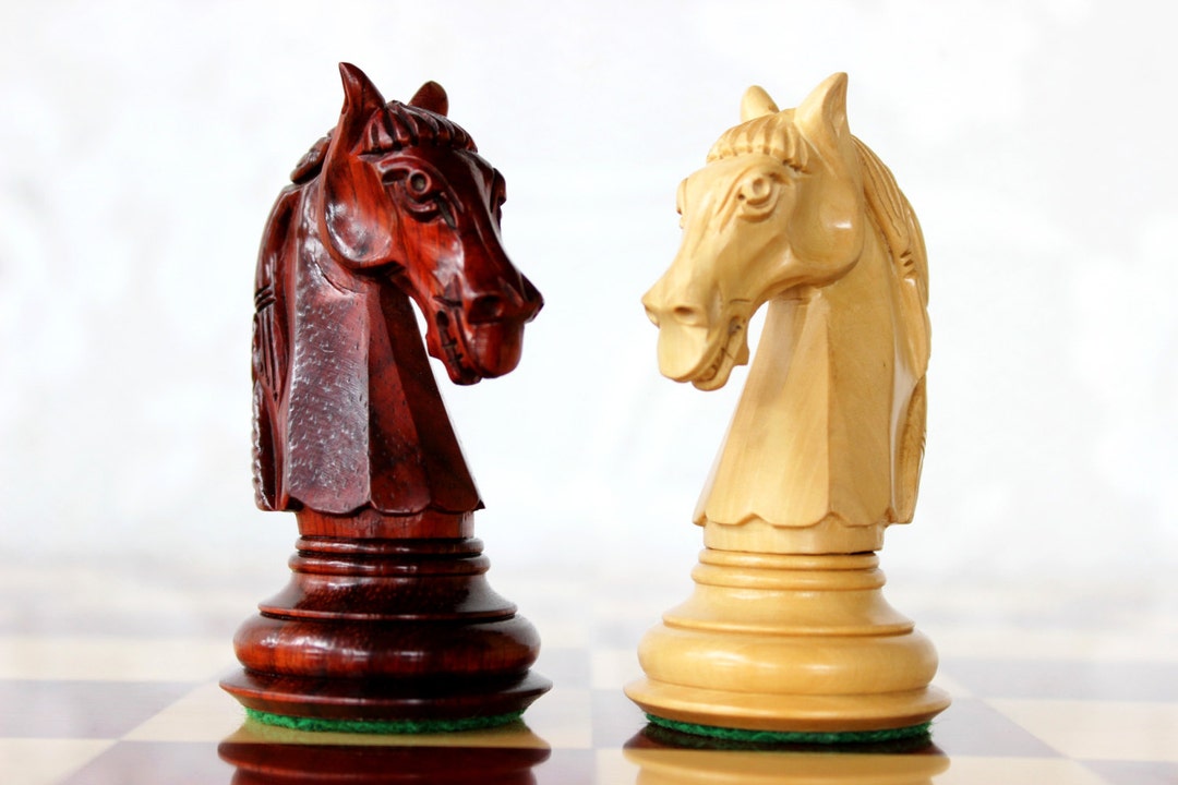 CLEARANCE SALE Hand Made Gioachino Greco Luxury Chess Pieces in African ...