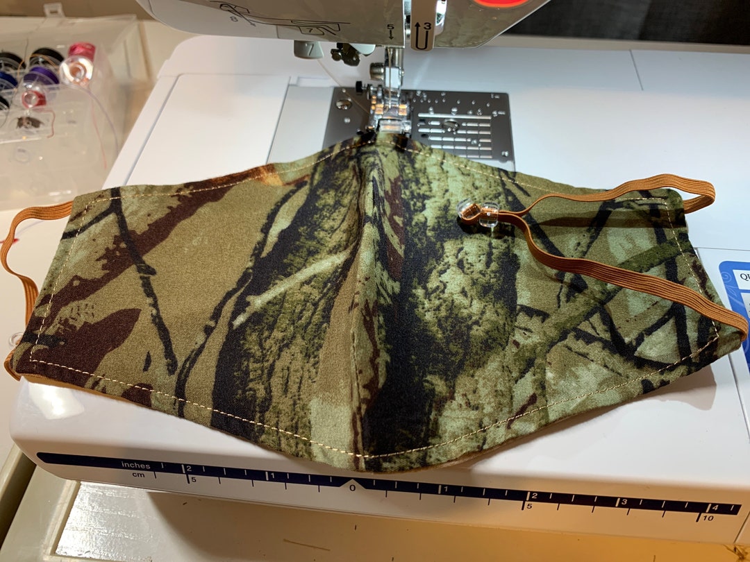 Hunters Camo Face Mask Adult Large - Etsy