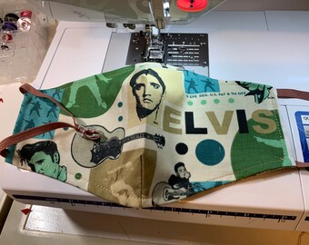 Elvis Face Mask - Etsy