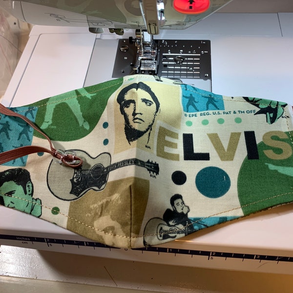 Elvis Face Mask - Etsy
