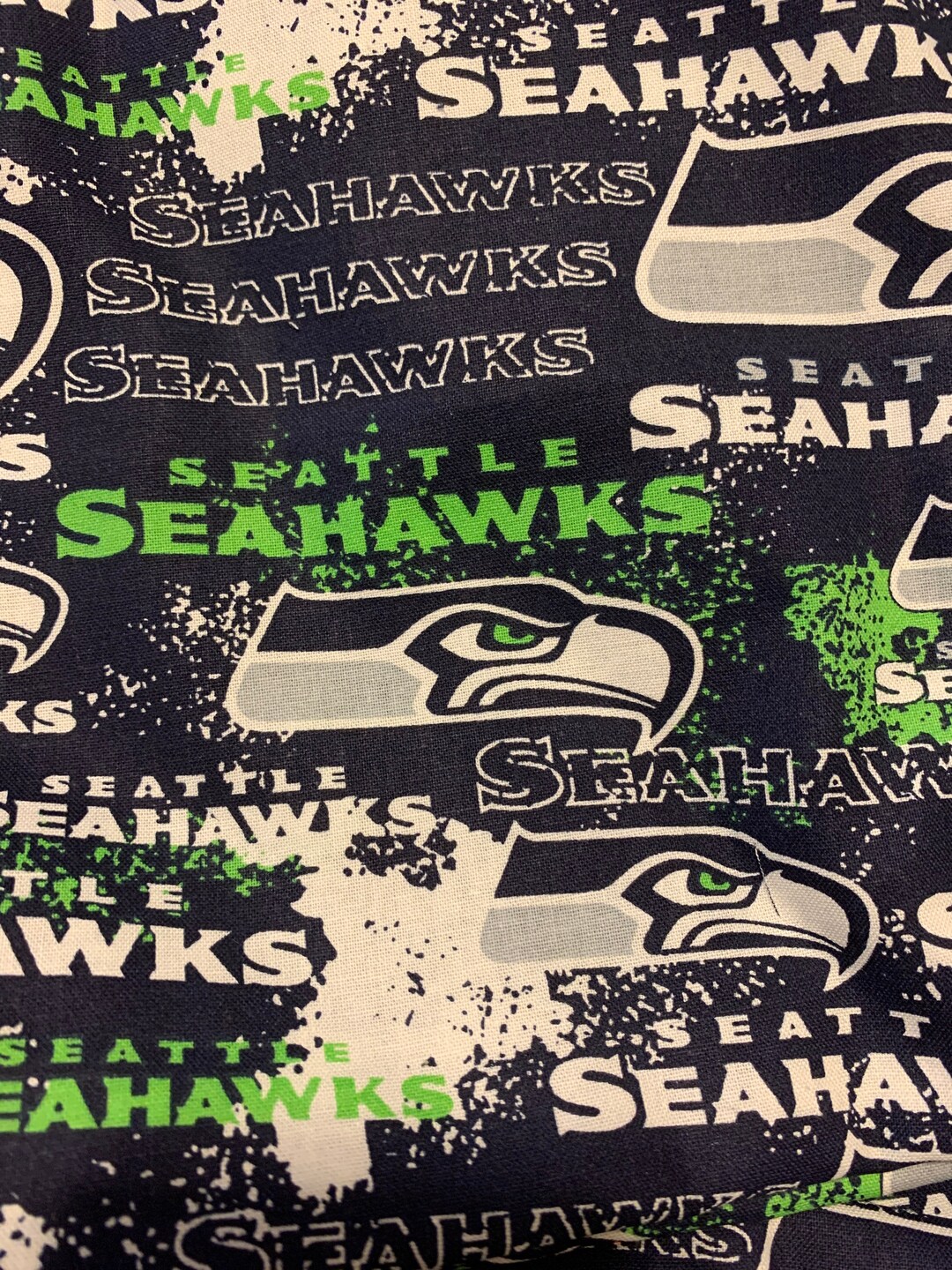 Seattle Seahawks Themed Face Mask speckled - Etsy