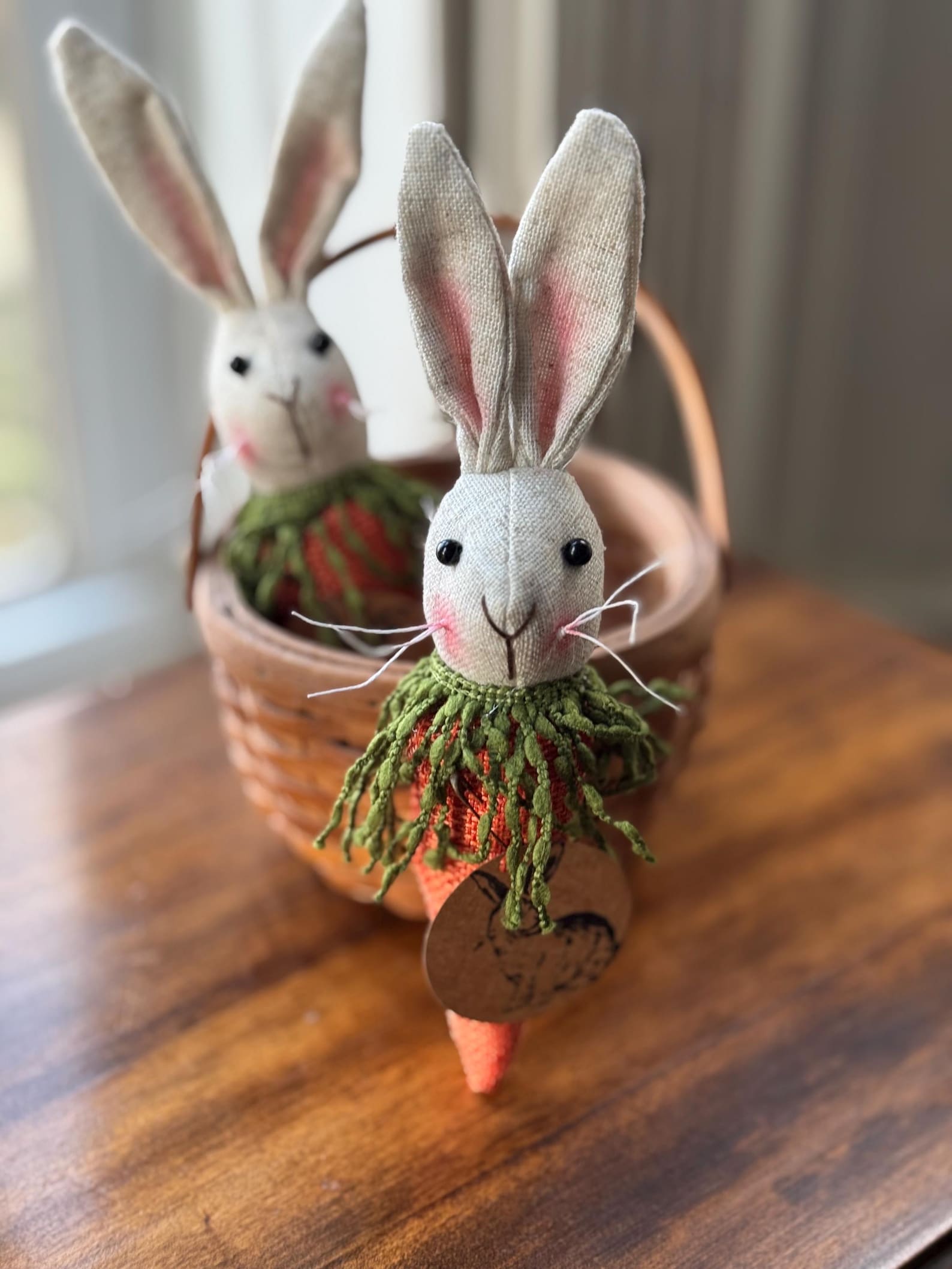 Primitive Carrot With Bunny Head - Etsy