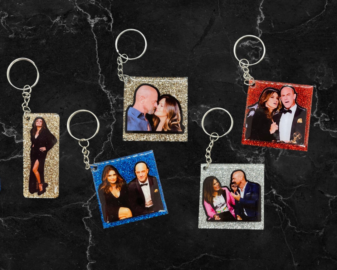Chriska Bensler Keychain Acrylic Glitter Resin SVU Special Victims Unit ...