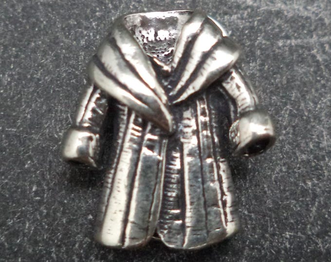 STERLING SILVER 3D Fur Coat Charm for Charm Bracelet. - Etsy