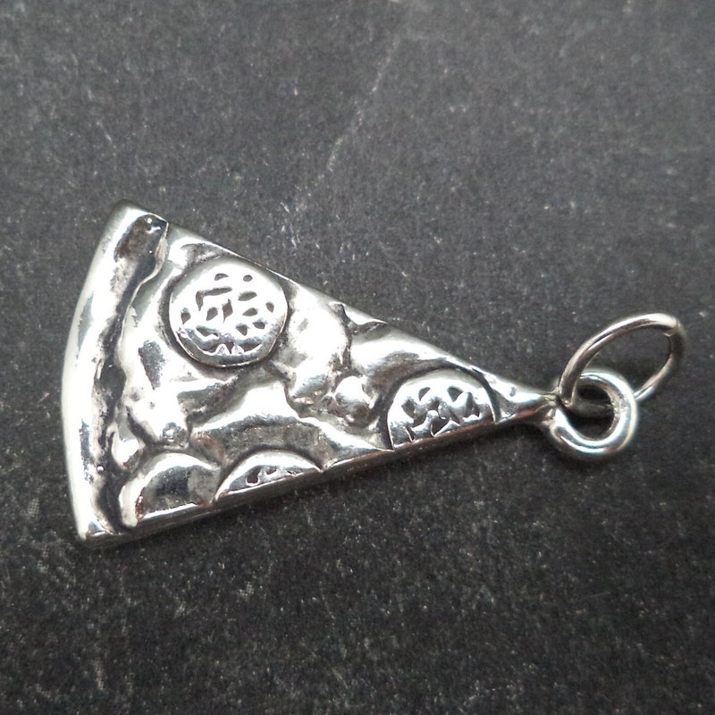 Pizza Charm - Etsy