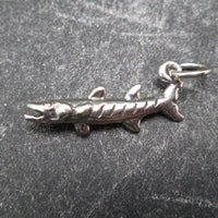 Personalized Barracuda Fish Necklace, Fishing Gift for Men, Barracuda ...
