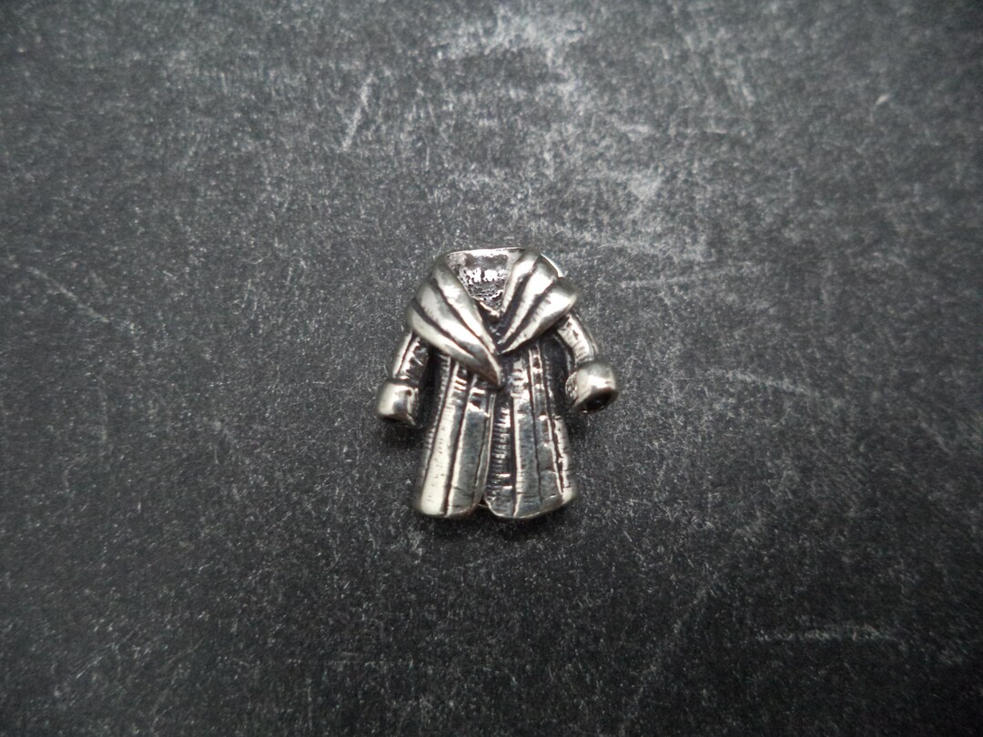 STERLING SILVER 3D Fur Coat Charm for Charm Bracelet. - Etsy