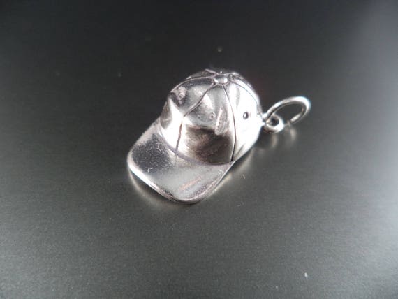 STERLING SILVER 3D Baseball Cap Charm for Charm Bracelet | Etsy
