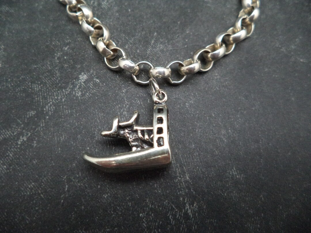 Sterling Silver 3D Air Boat Charm Charm for Charm Bracelet - Etsy