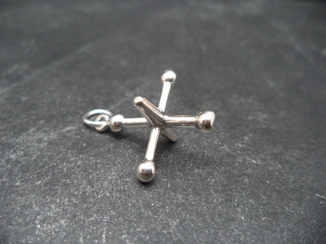 STERLING SILVER 3D Jax / Jack Toy Charm for Charm Bracelet - Etsy