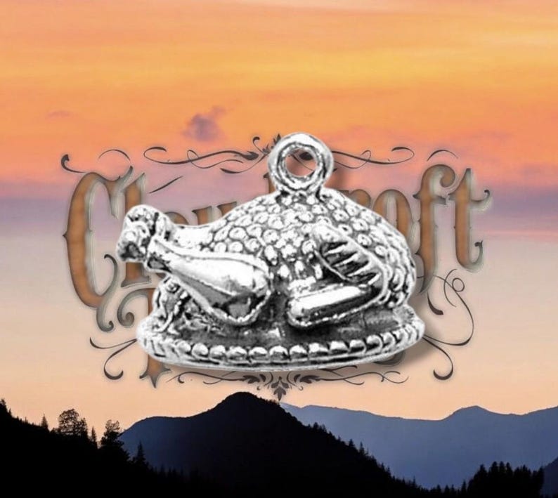 STERLING SILVER 3D Turkey Charm for Charm Bracelet - Etsy
