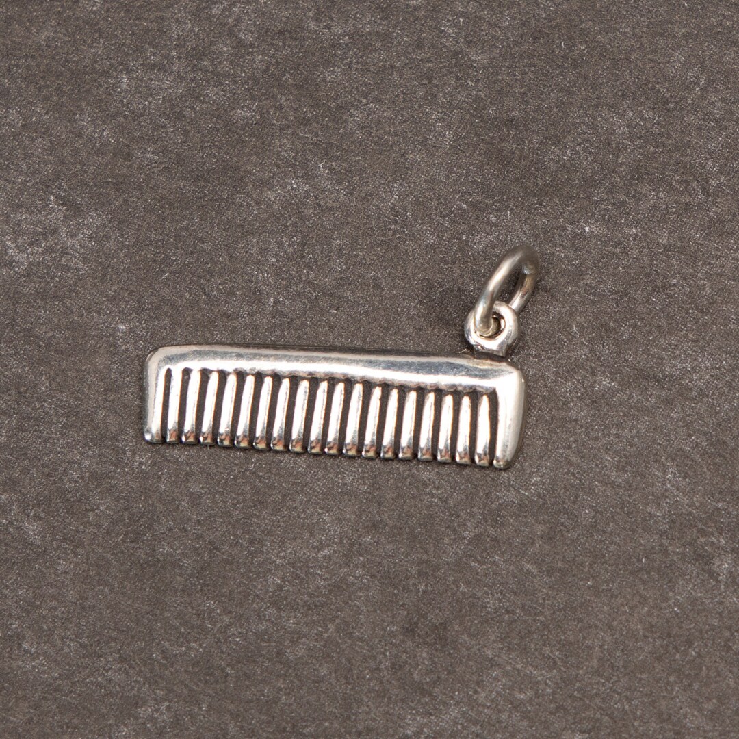 STERLING SILVER 3D Comb Charm for Charm Bracelet - Etsy