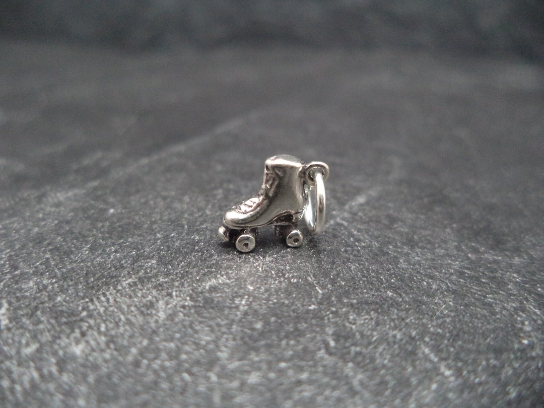 Sterling Silver 3D Tiny Roller Skate Charm for Charm Bracelet - Etsy