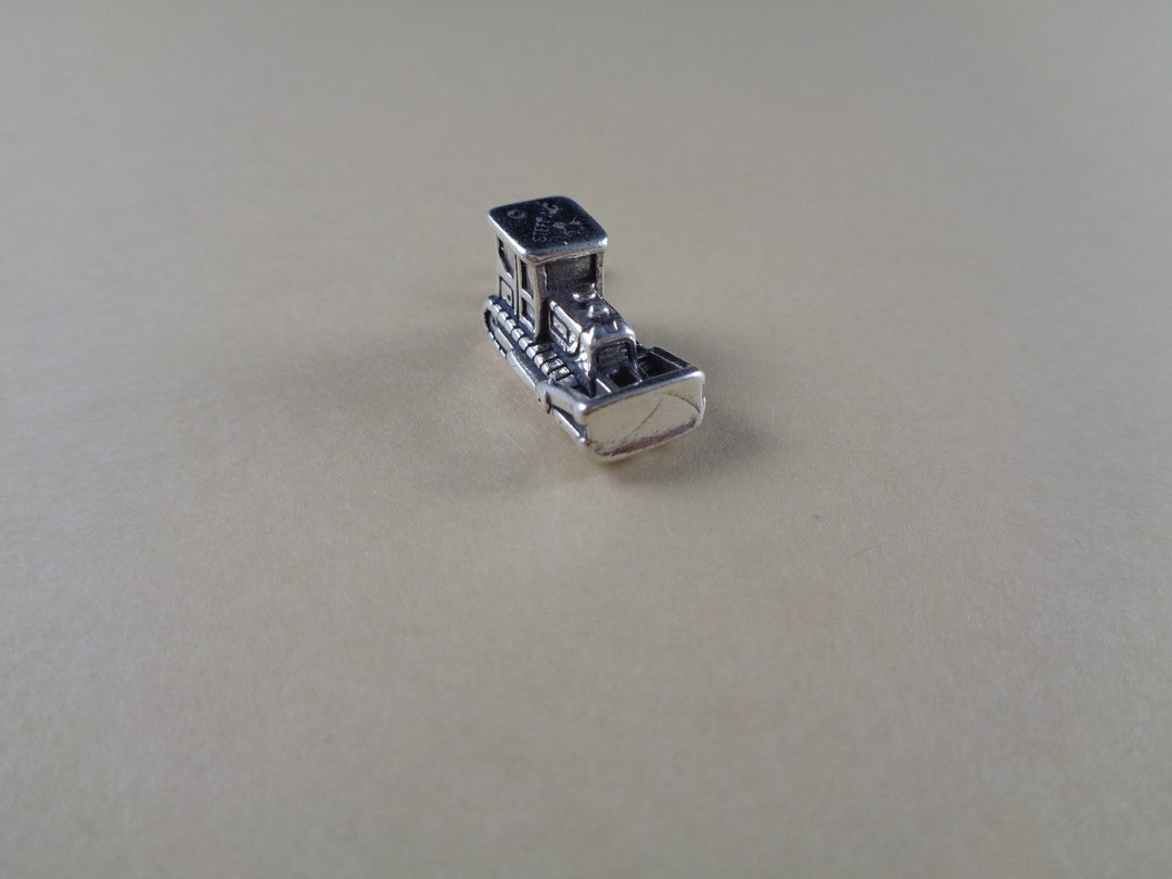 STERLING SILVER 3D Bulldozer Charm for Bracelet or Necklace - Etsy