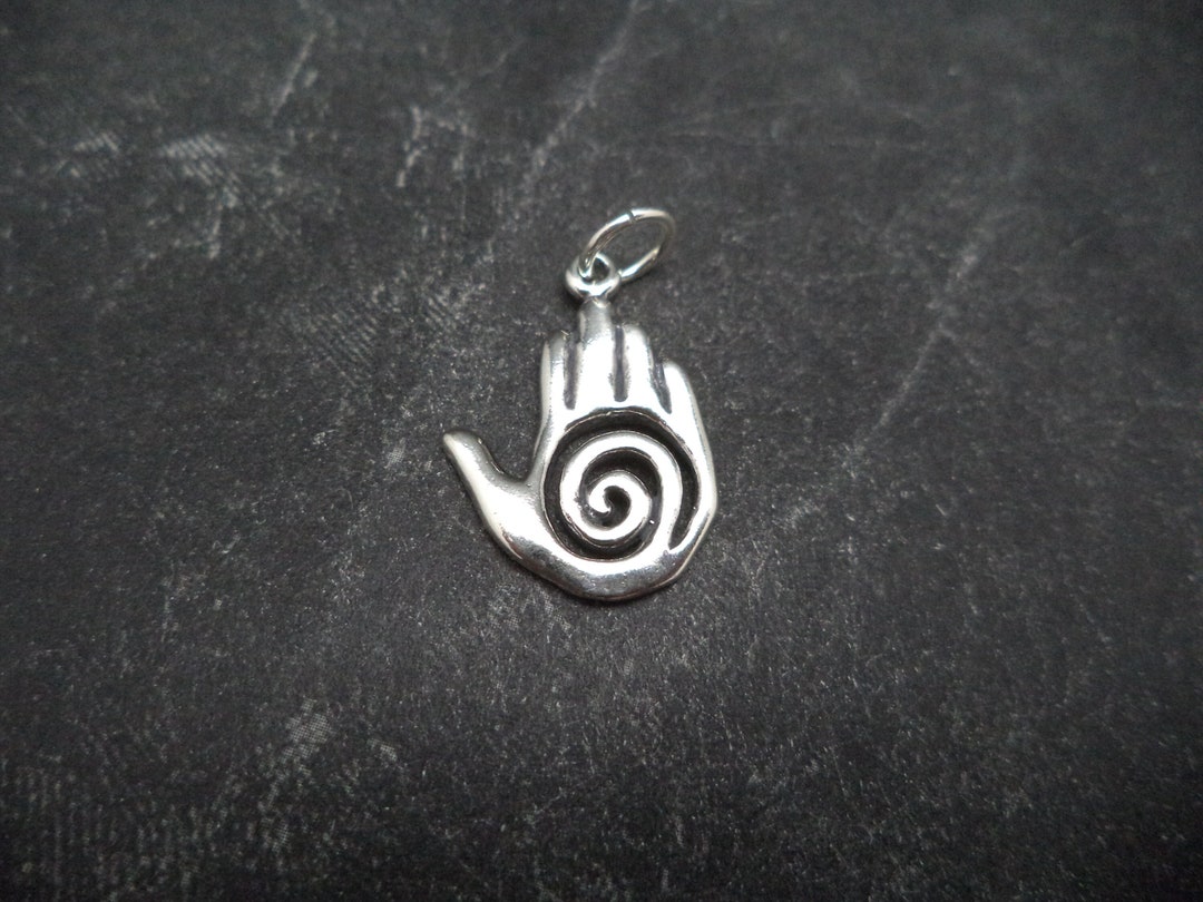 Sterling Silver 3D Healing Hand Charm for Charm Bracelet - Etsy