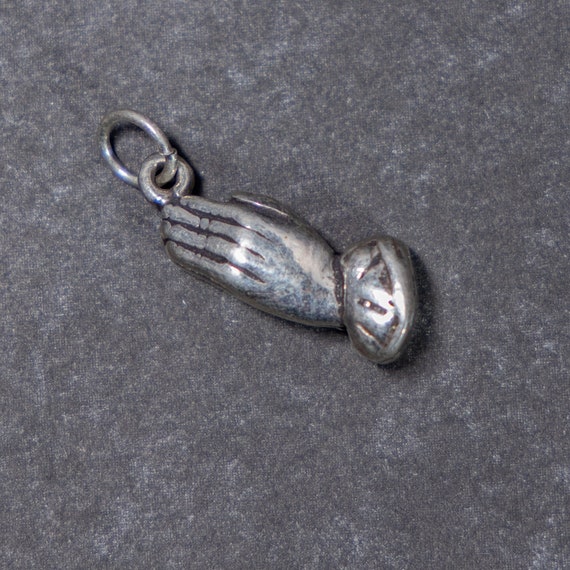 STERLING SILVER 3D Praying Hands Charm for Charm Bracelet | Etsy