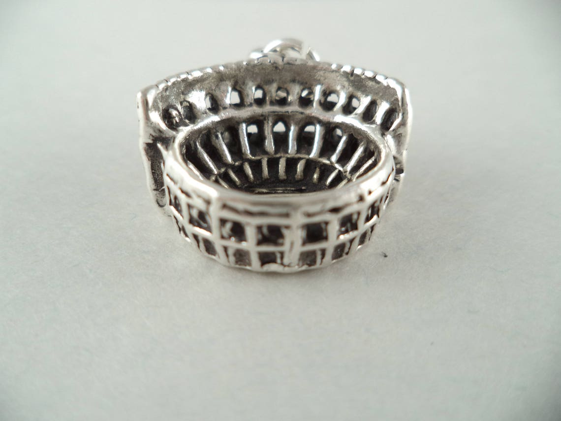 STERLING SILVER 3D Roman Colosseum Charm for Charm Bracelet - Etsy