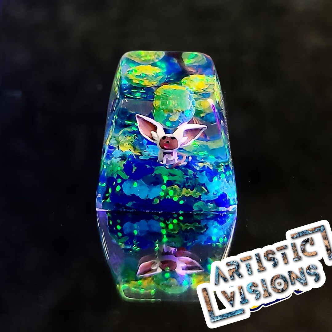 Appa Momo Avatar the Last Airbender Artisan Keycap, Resin, Keycaps, Custom for Cherry Mx ...