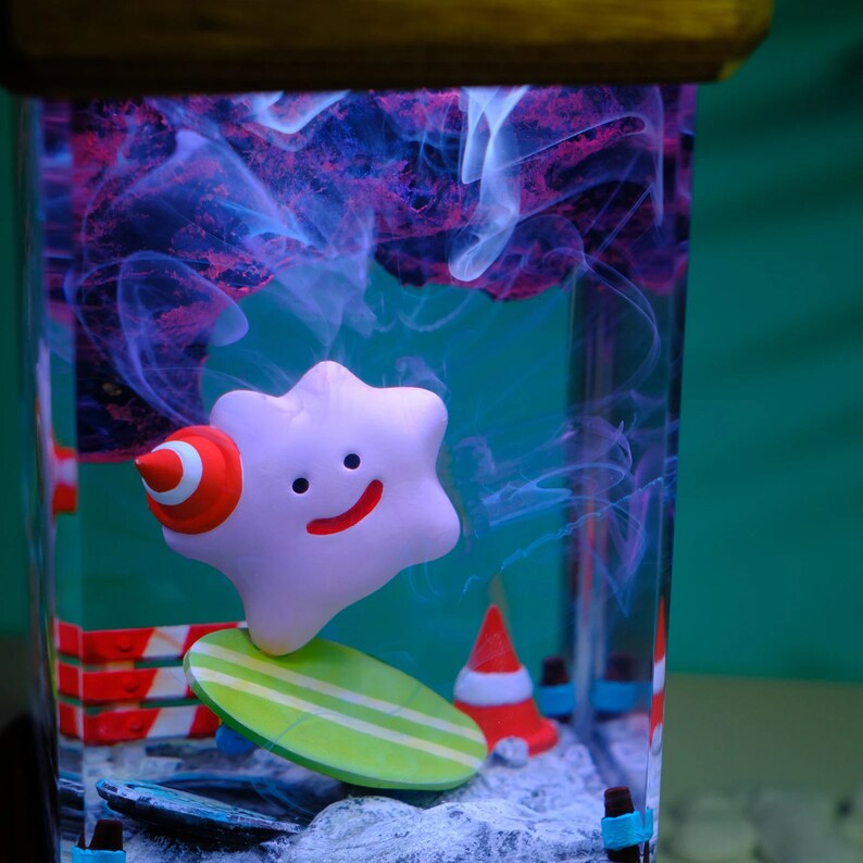 DITTO Pokemon Resin Diorama Lamp, Custom Diorama Kit, Pokemon Gifts and ...