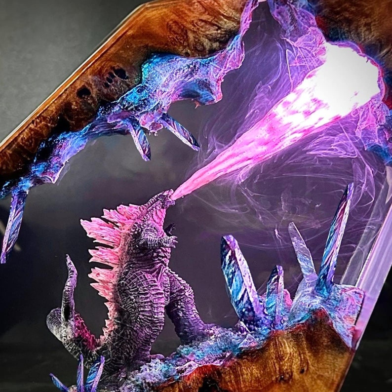 GODZILLA the New Empire, Land Inside the Earth, GODZILLA Resin Lamp ...