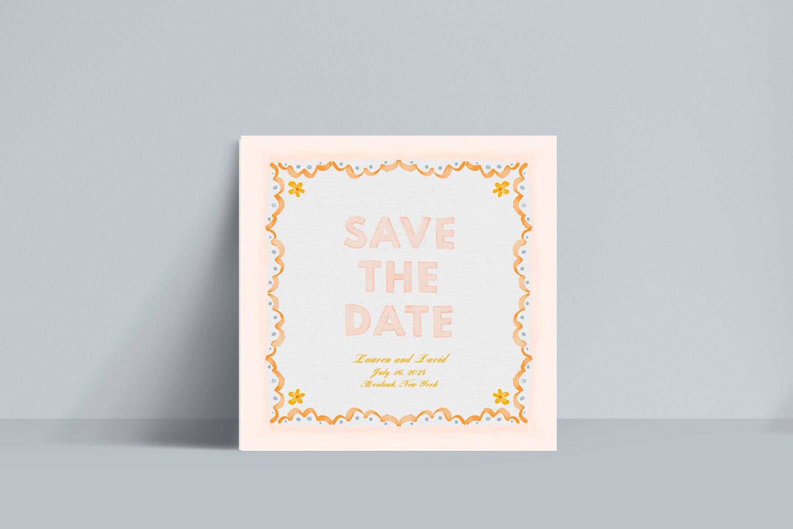 INSTANT Save the Date Look of Custom Boarder Detail - Etsy