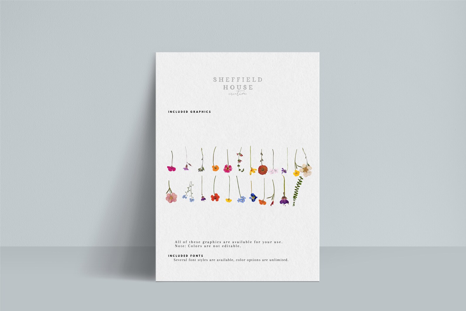 INSTANT Seating Chart Sign Pressed Flower Graphics - Etsy