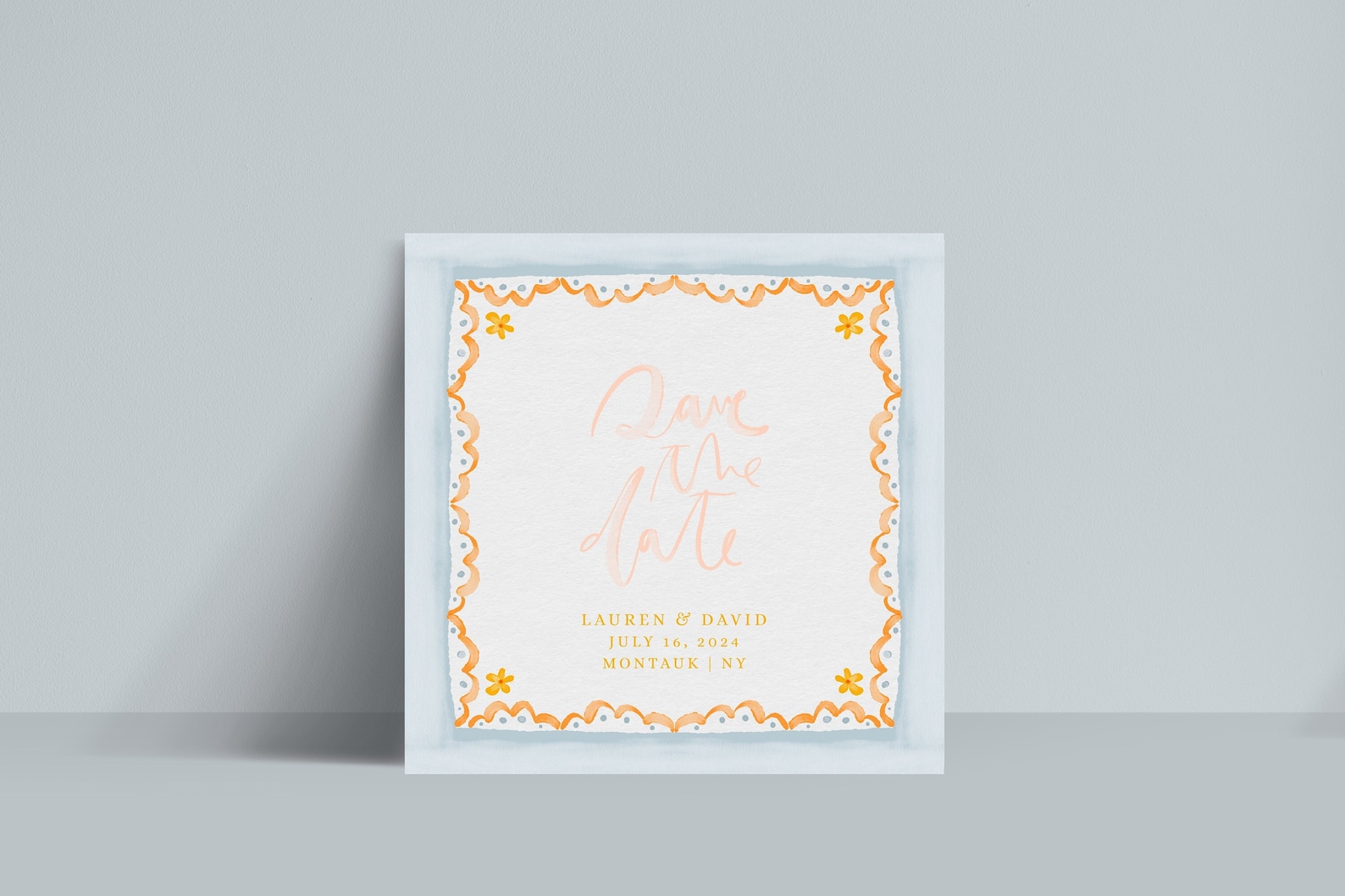 INSTANT Save the Date Look of Custom Boarder Detail - Etsy
