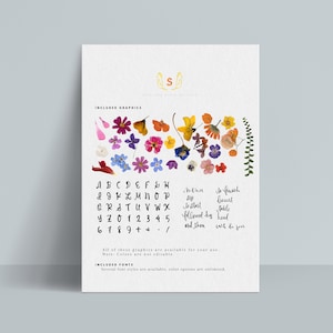 INSTANT | Menu | Look of Custom | Pressed Flowers | Wild Flowers ...
