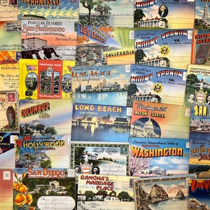 Postcard Folder - Etsy