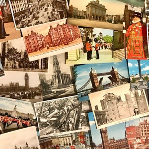 British Postcards From England Vintage London Postcards Oxford ...