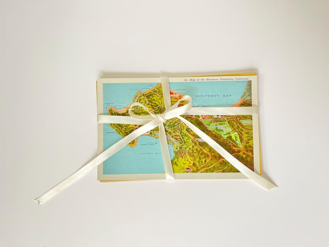 Monterey Gift Set of 9 Postcards From Pebble Beach, Pacific Grove ...