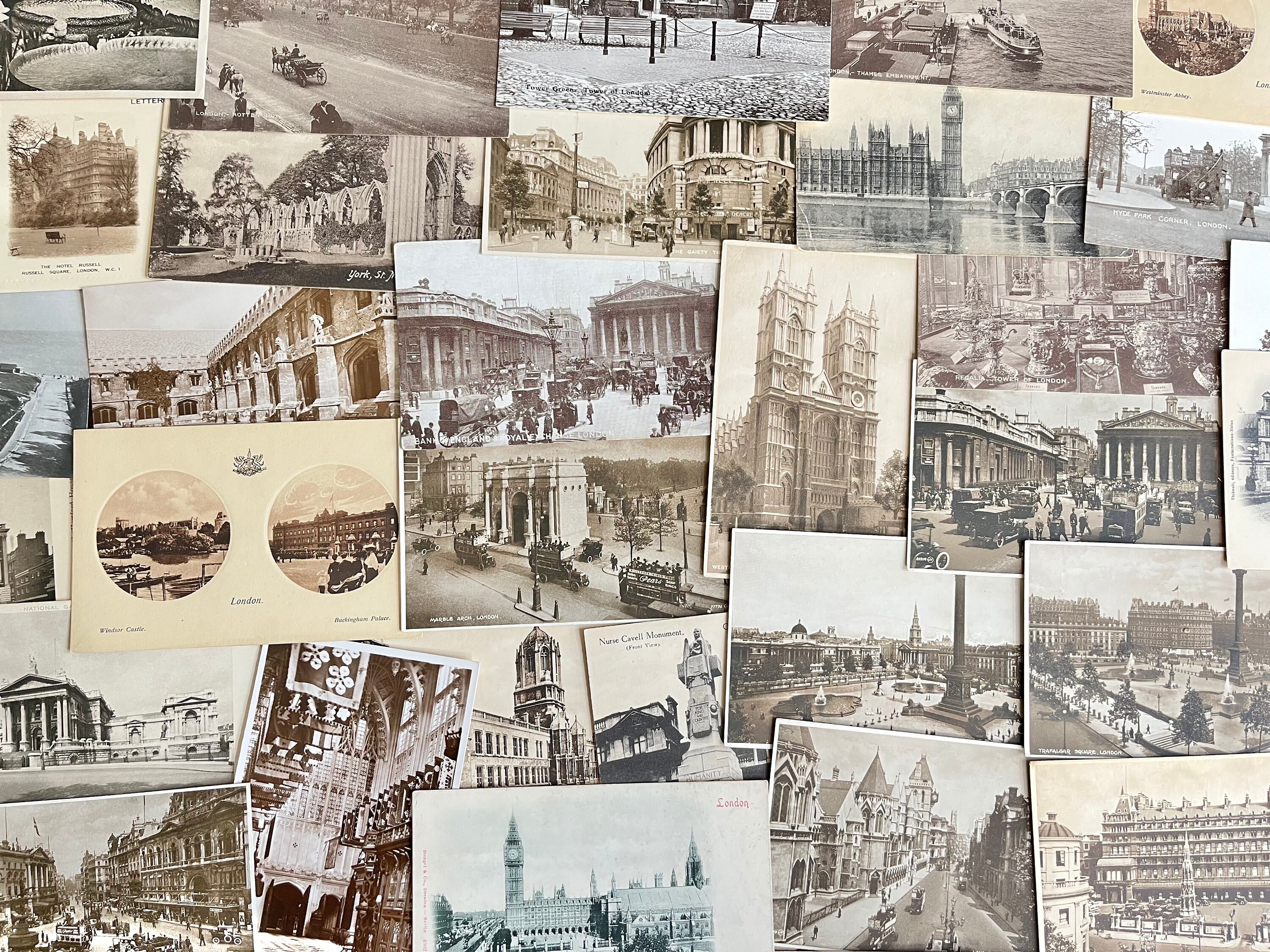 British Postcards From England Vintage London Postcards Oxford ...