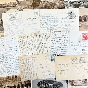 Black & White Postcards 10 or 25 Posted and Blank Vintage Lot of USA ...