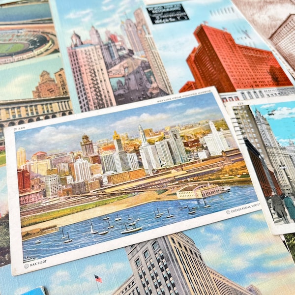 Chicago Postcard - Etsy