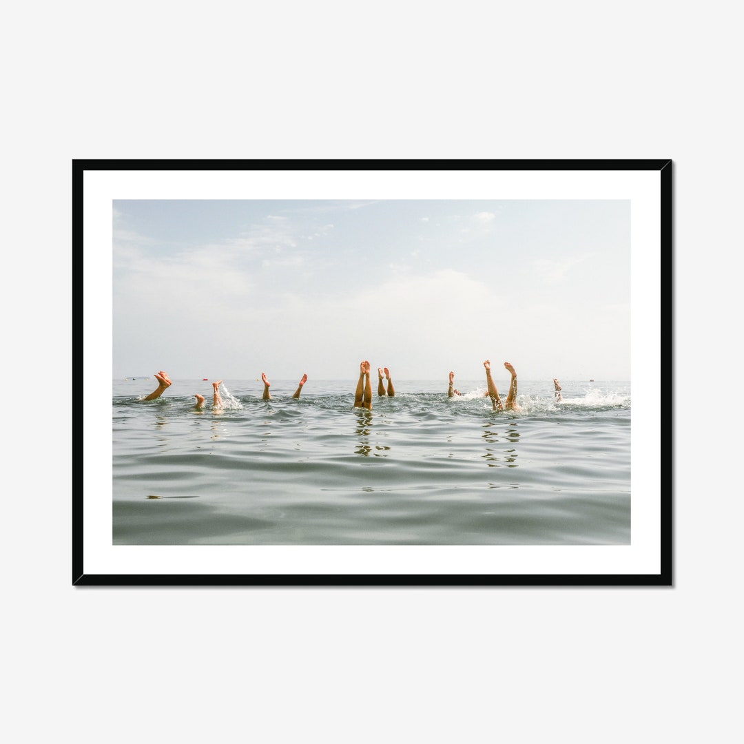 Minimalist Color Photo Print Livingroom Beach Whimsical Wall Art ...