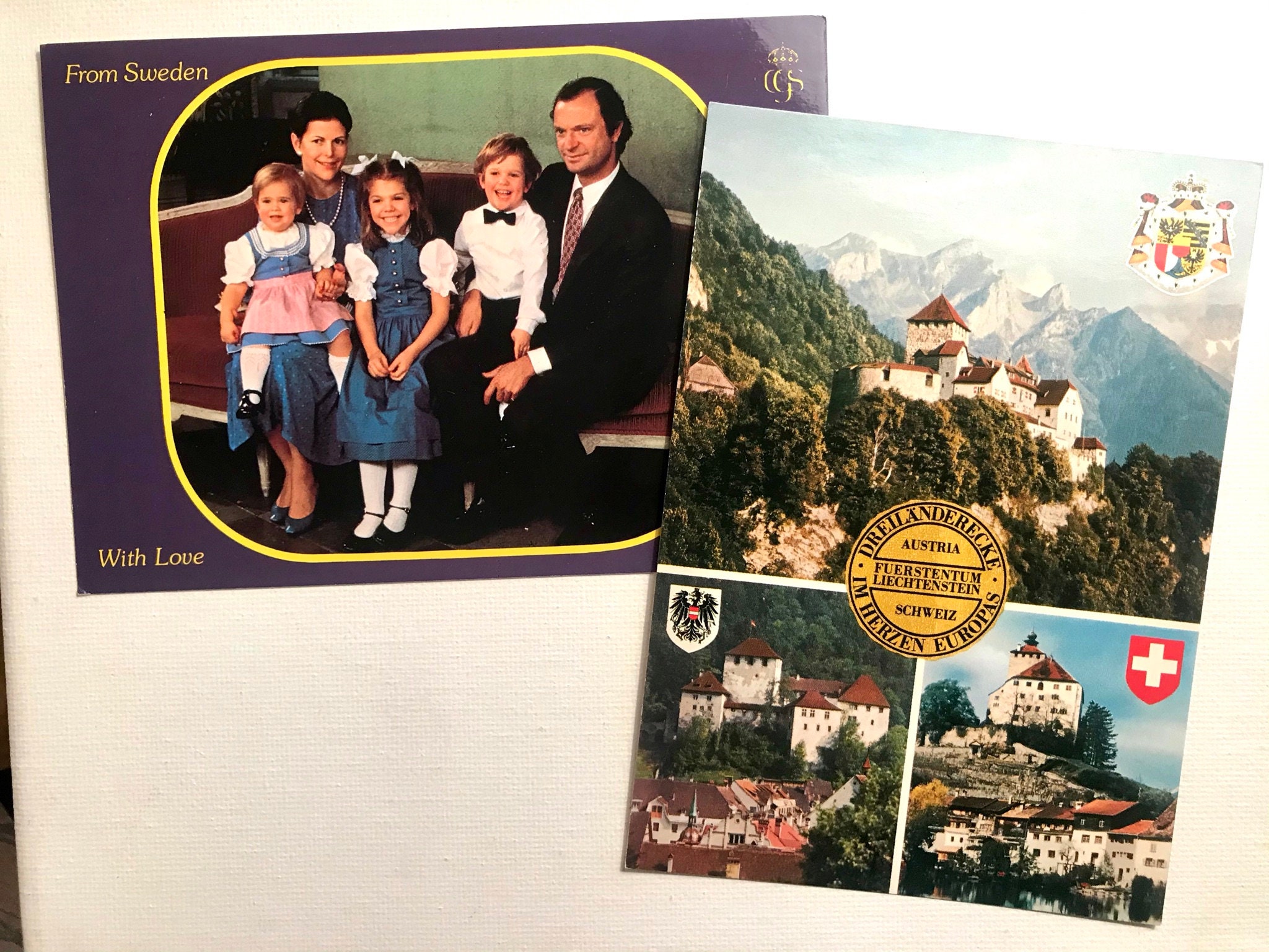 Collectibles Blank Postcard Lot 10 Castles & Royal Family Postcard Set ...