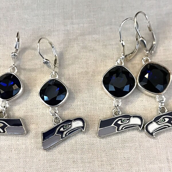 Seahawks Earrings - Etsy