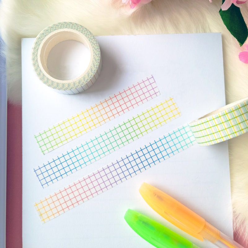 Grid Wrapping Paper - Etsy