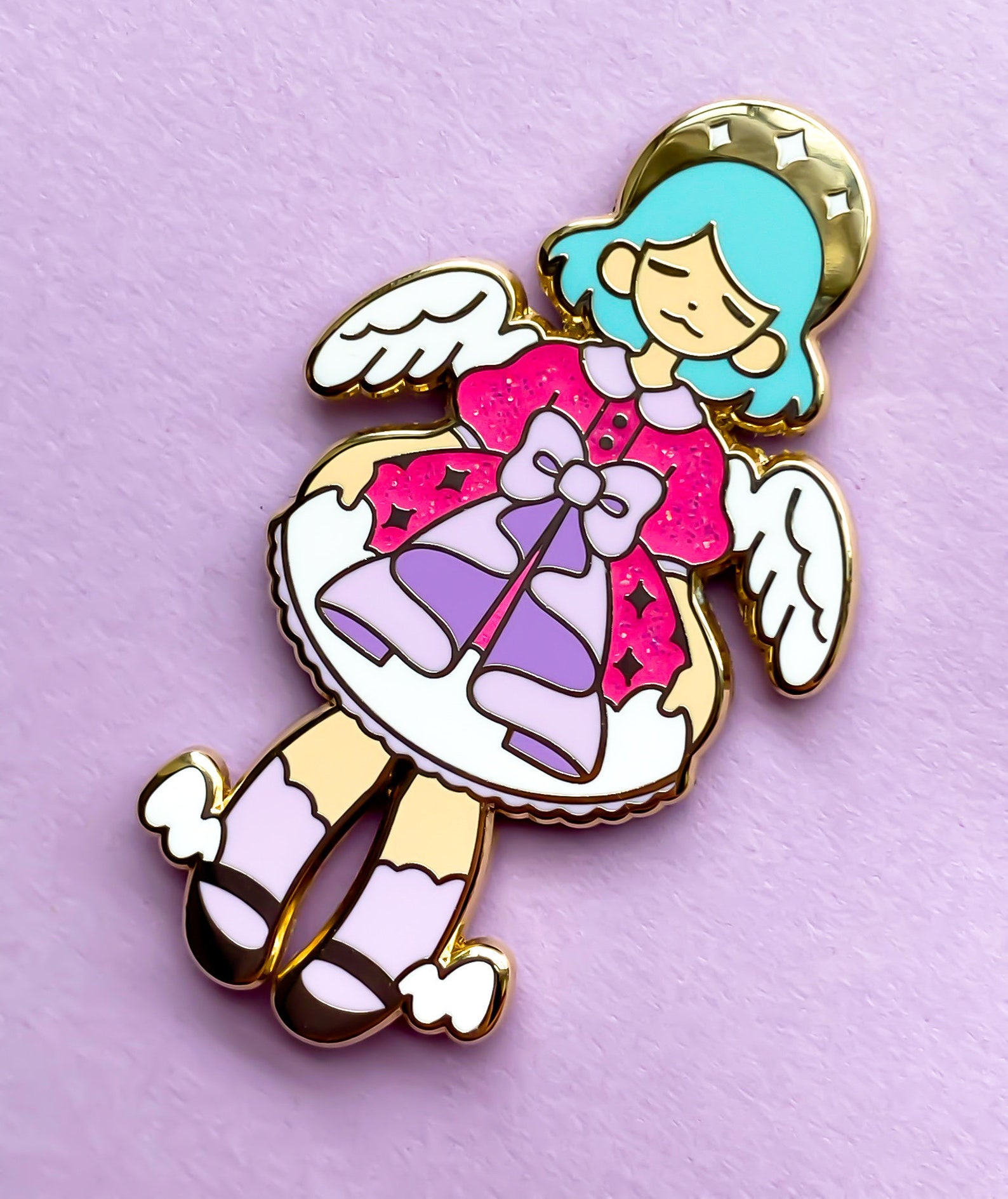 Angel Girl Hard Enamel Pin - Etsy