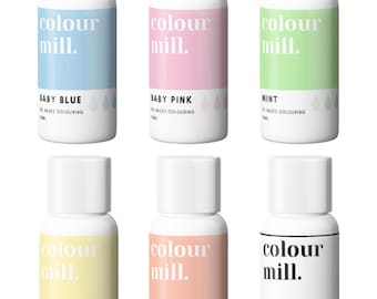 Colour Mill Oil Based Coloring PASTEL COMBO PACK 100ml | Etsy