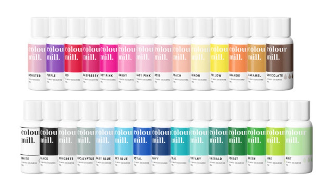 Colour Mill Set - Oil Based Coloring - COMBO PACK - 20ml - 34 Colors - Etsy